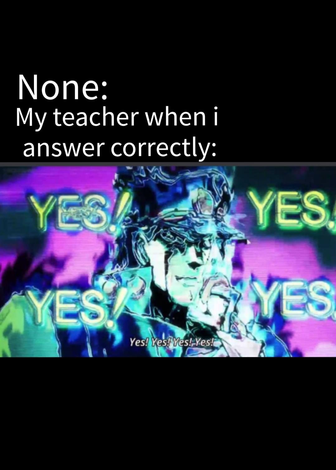 School Is a JoJo reference | Scrolller