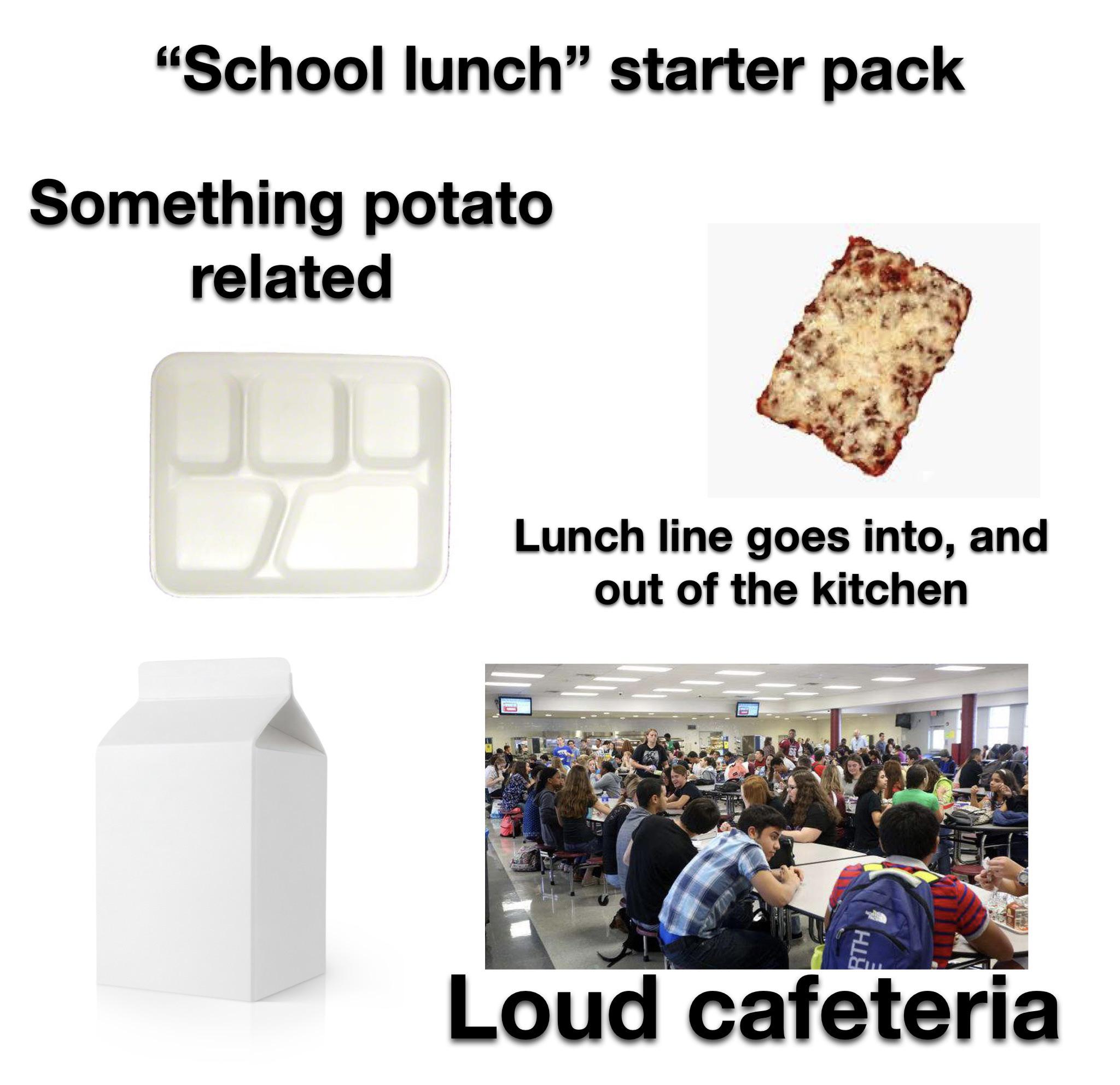 “School lunch” starter pack | Scrolller
