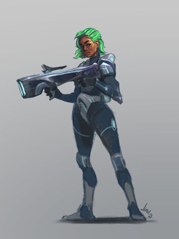 Sci-fi Character Doodle | Scrolller