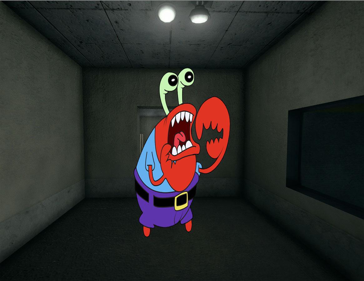 SCP-173 But Instead Its Mr. Krabs | Scrolller