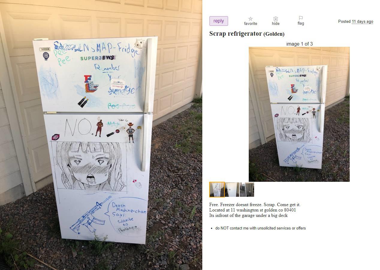 Scrap Refrigerator | Scrolller