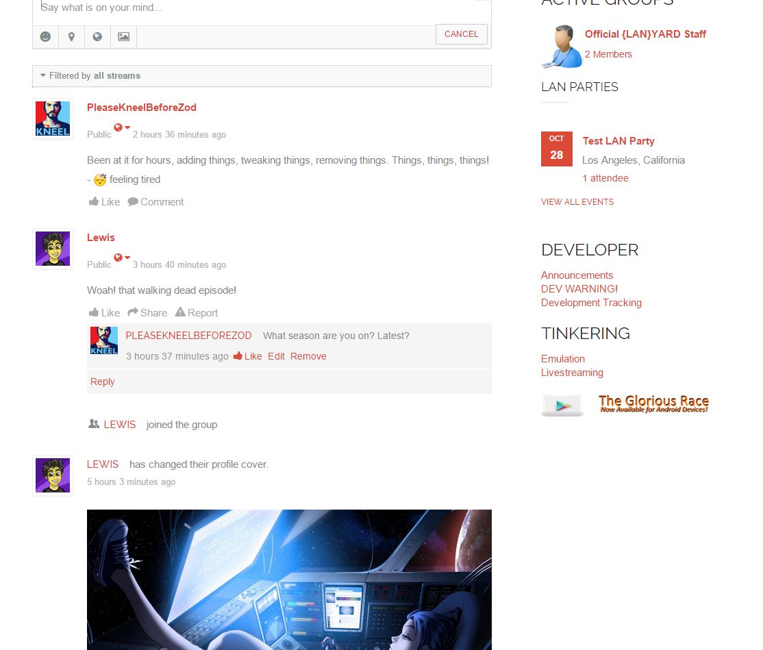 Screen Grab of Dev Preview streams | Scrolller