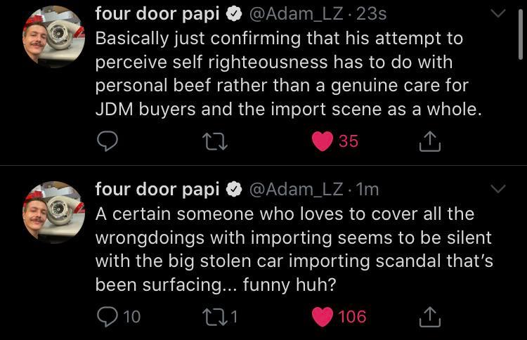 Sean Morris Import Scam | Scrolller