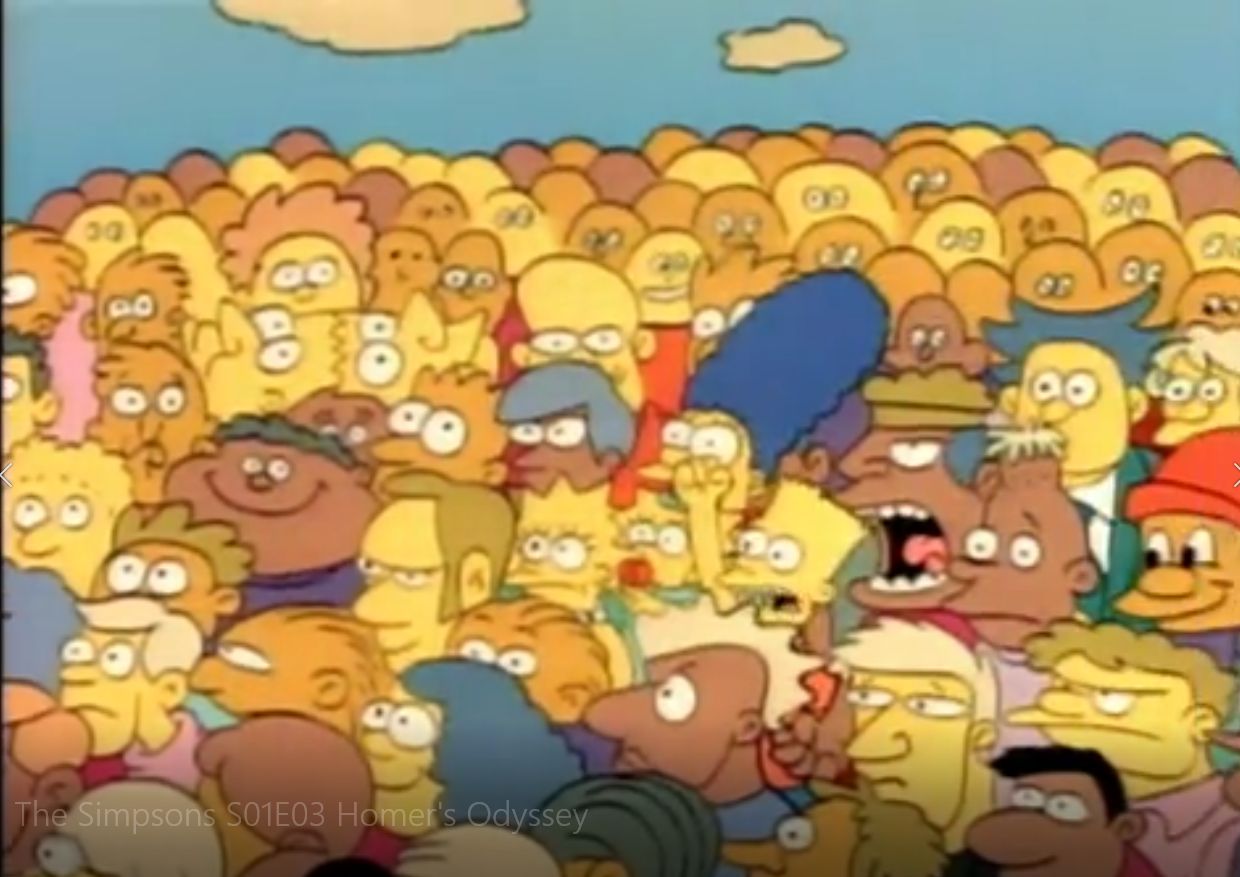 Season 1 Simpsons had some weird stuff going on.. | Scrolller