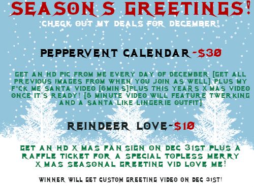 SEASONS GREETINGS ON MYGIRLFUND! | Scrolller