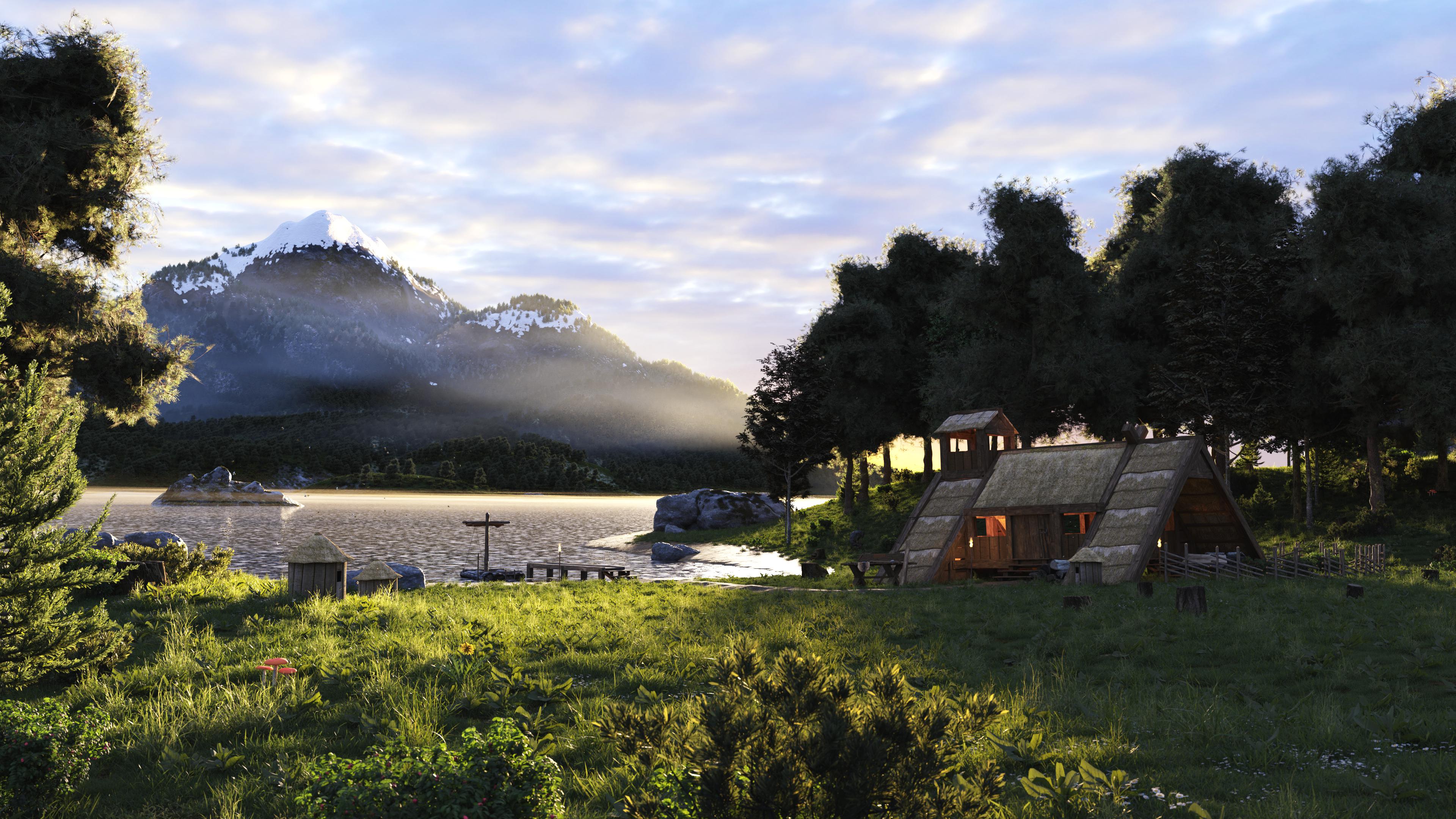 Meadows Fan Art-Valheim ray traced | Scrolller