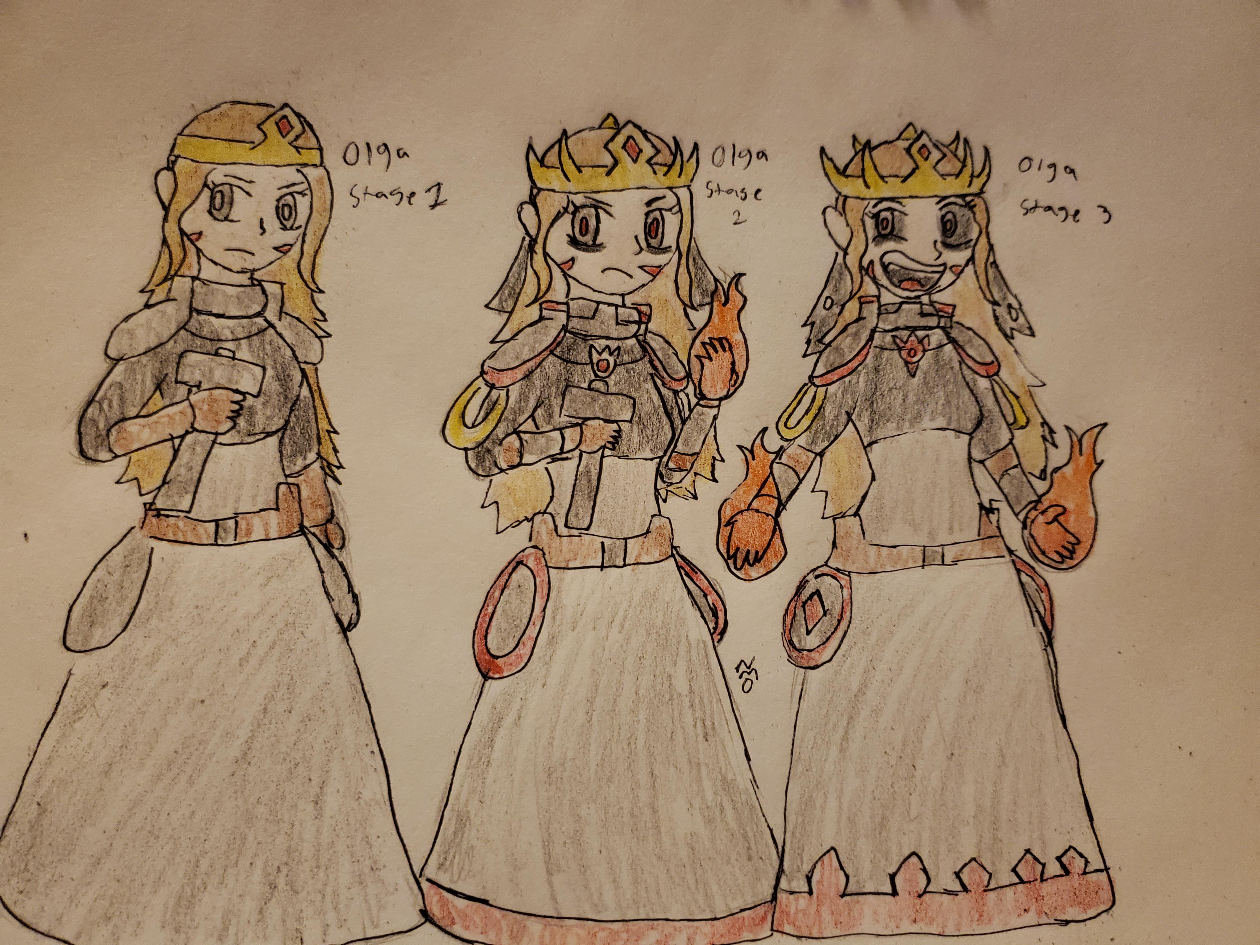 Second Verse same as the first. Here's the ascension stages for my idea of Avenger class, Olga ...