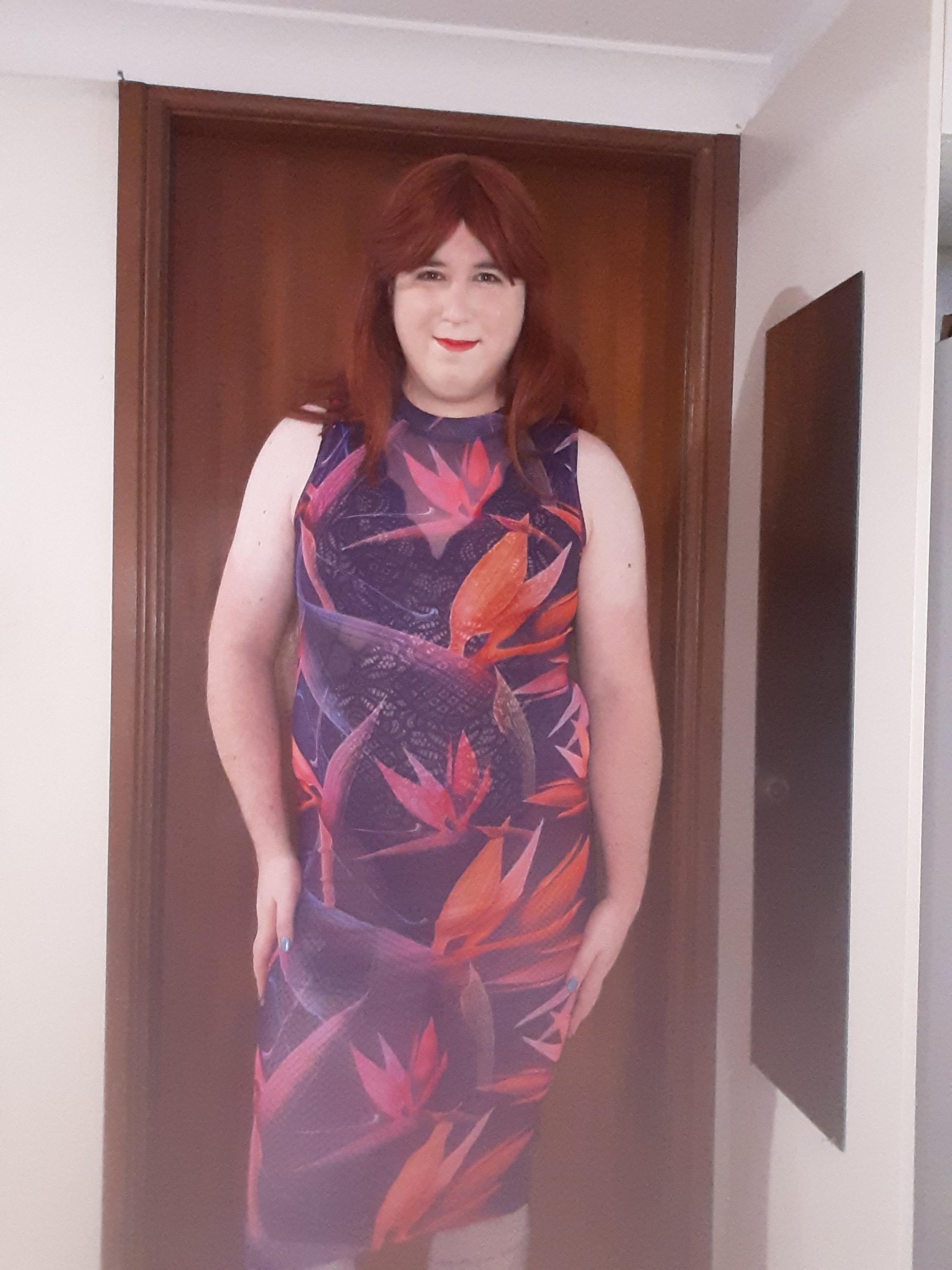 A slutty dress shows off what's underneath one way or another | Scrolller