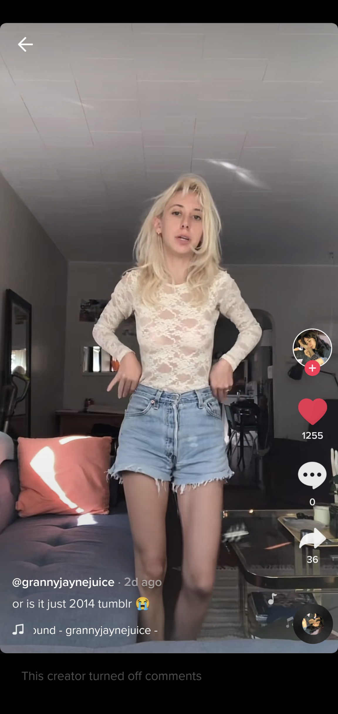 See through top, lots of slips in profile. https://vm.tiktok.com/ZMRv1ecM4/ | Scrolller