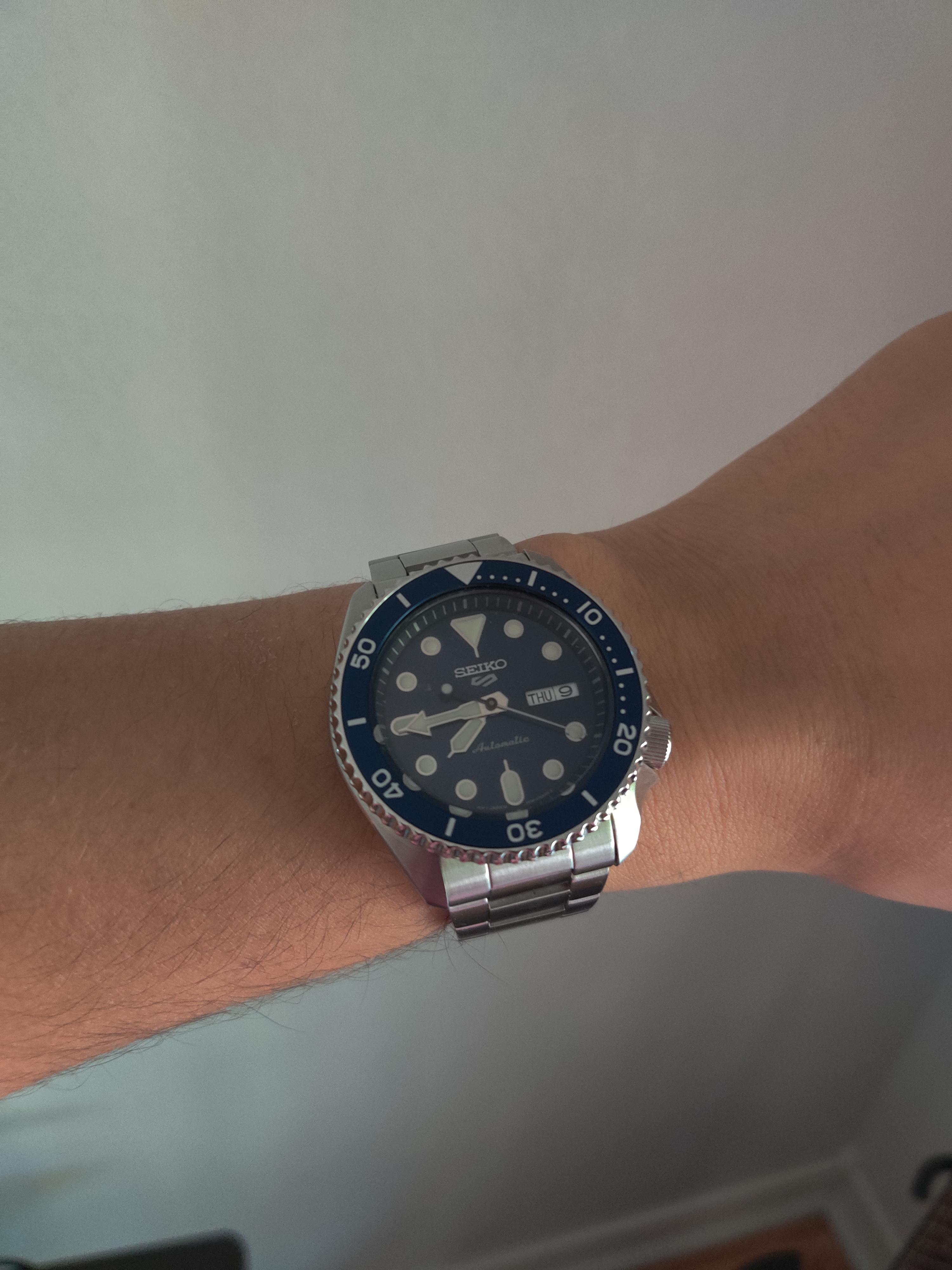 Seiko Got My First Automatic About 2 Weeks Ago Loving The Lume And