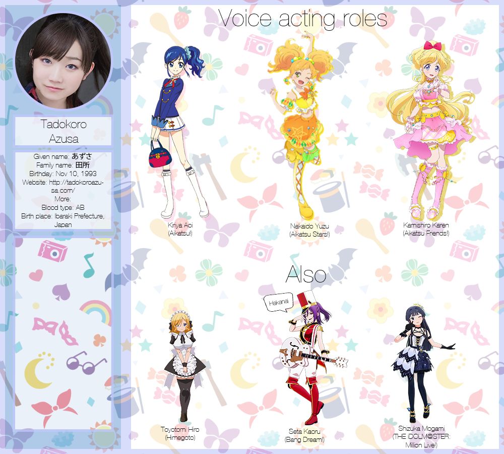 [Seiyuu] Tadokoro Azusa | Scrolller