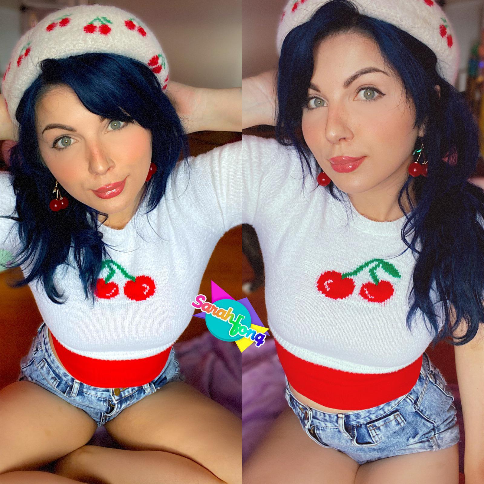 [Self] 🍒🍒 Let’s get cherry pie 🍒🍒 (my attire for stream today ️) | Scrolller