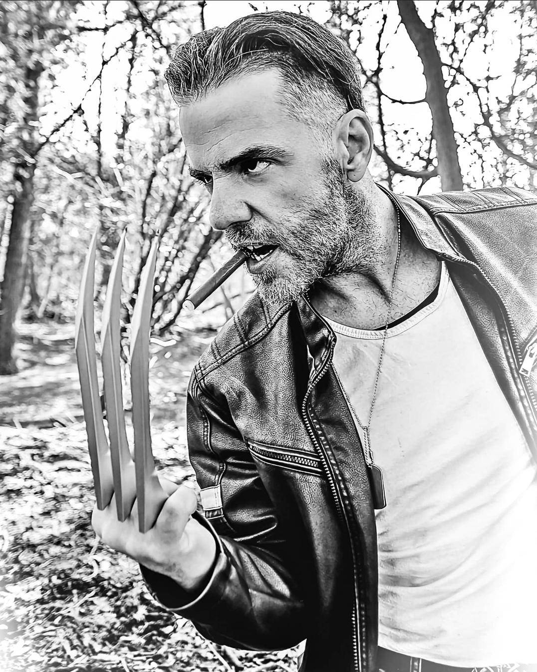 [Self] Old Man Logan is so old even my social media pics are in black and white | Scrolller