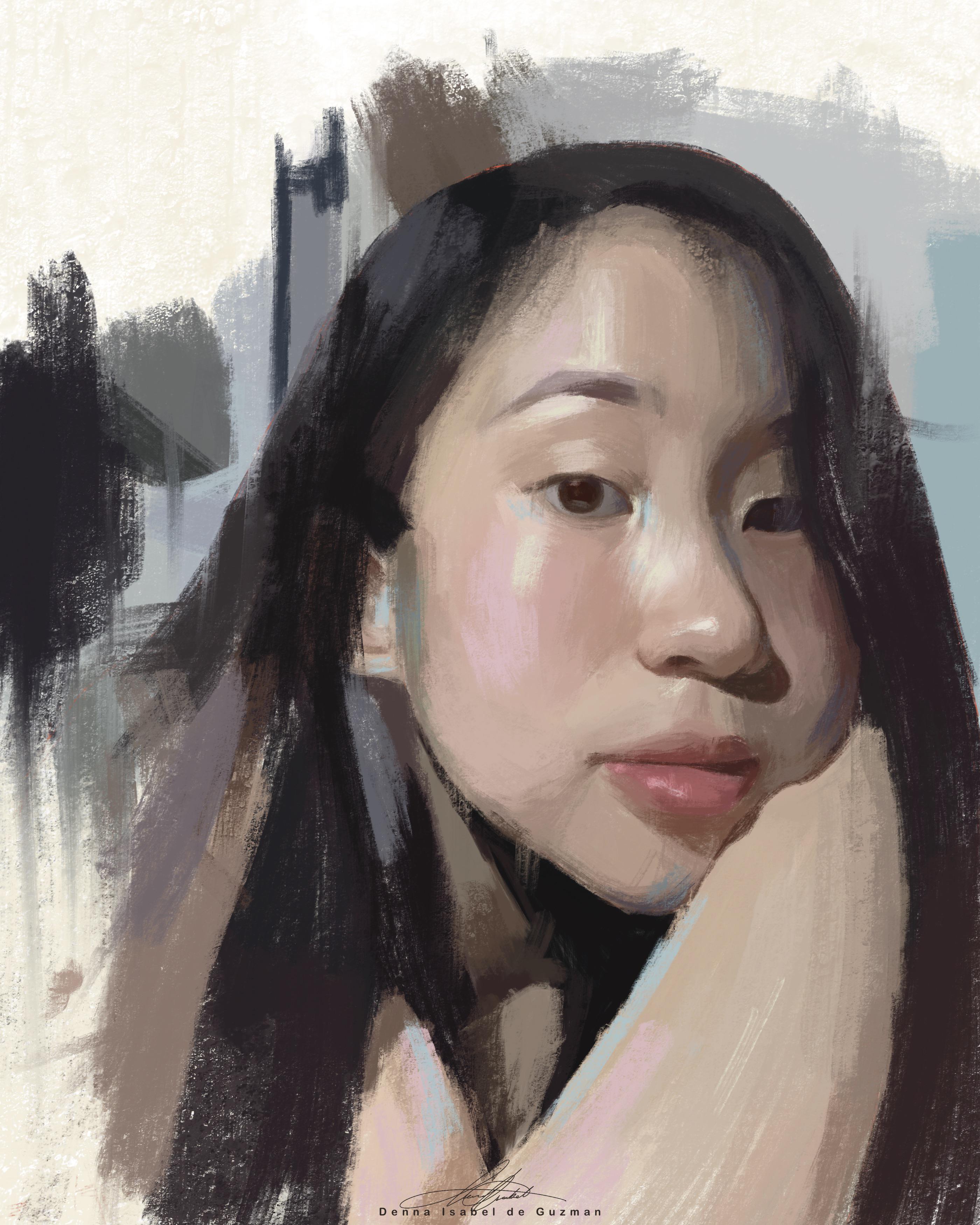 Self portrait, Me, Procreate, 2021 | Scrolller