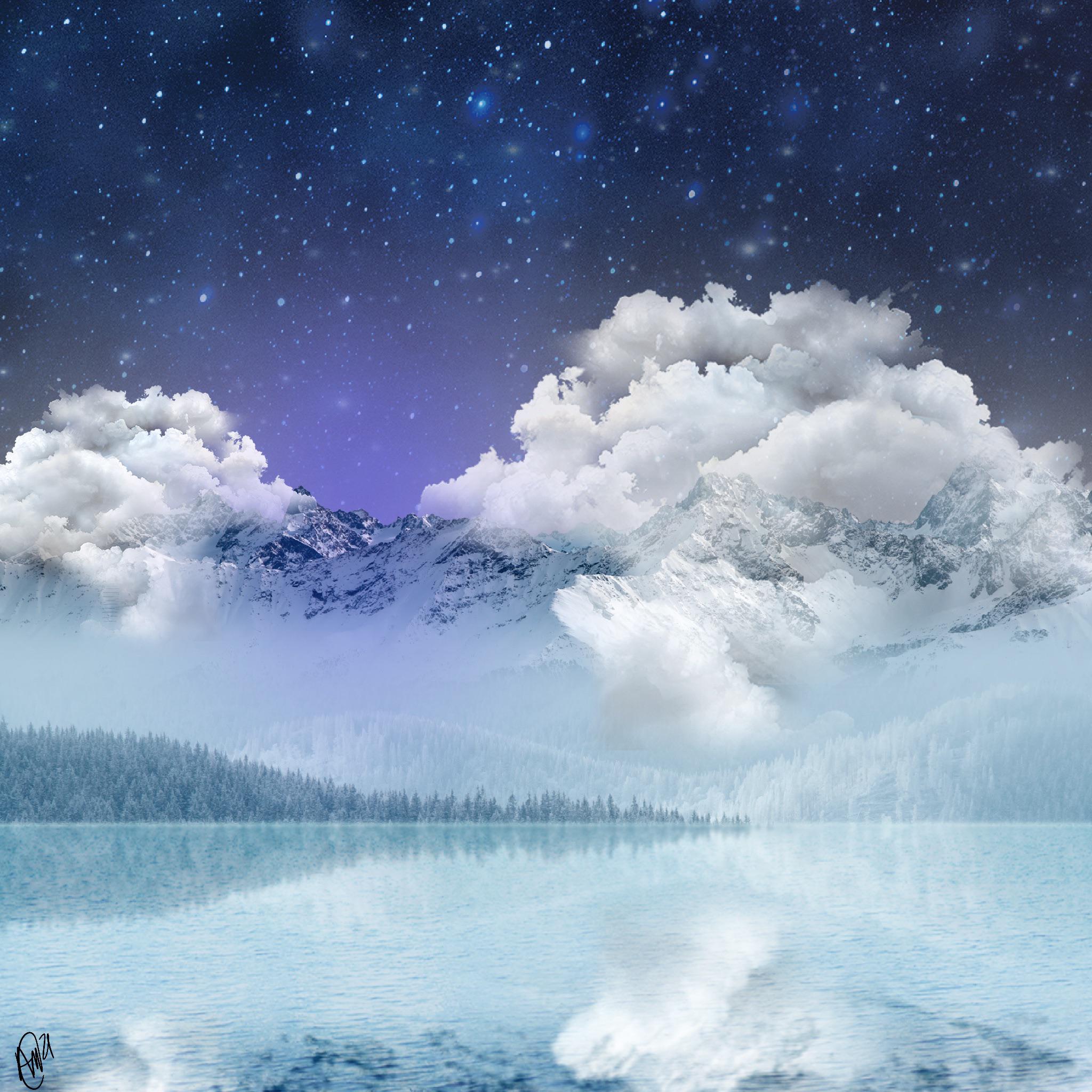 Serenity, me, digital, 2021. | Scrolller