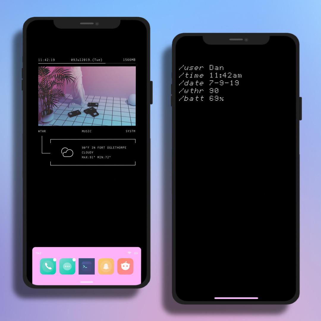 [Setup] Minimal Vaporwave Aesthetic | Scrolller