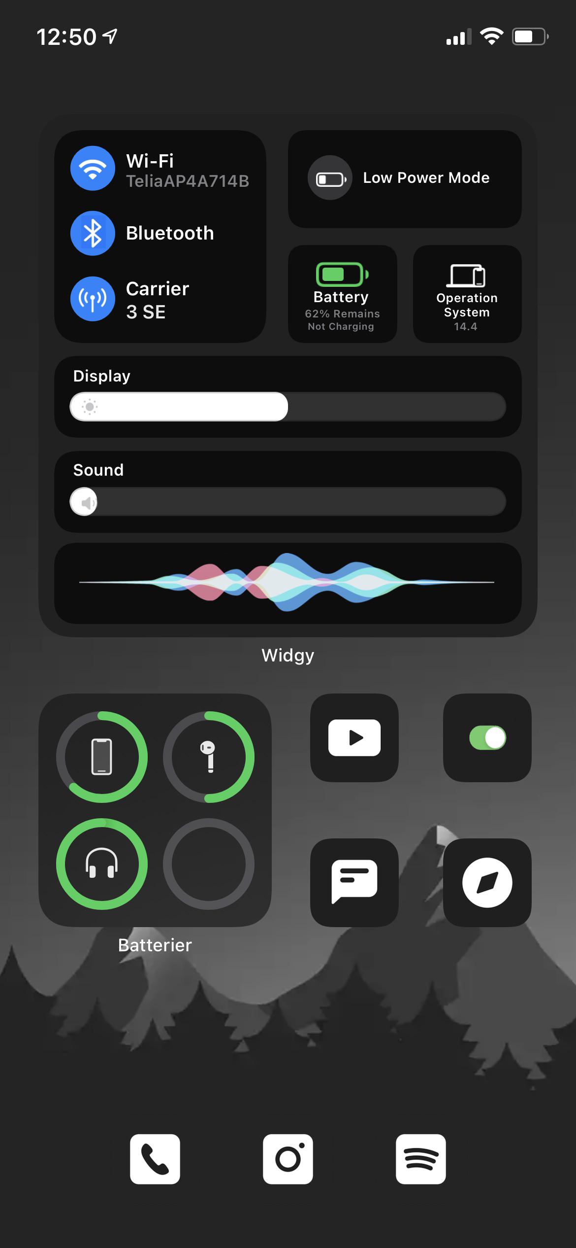 Setup of the Day, hidden dock,icons and Widgy | Scrolller