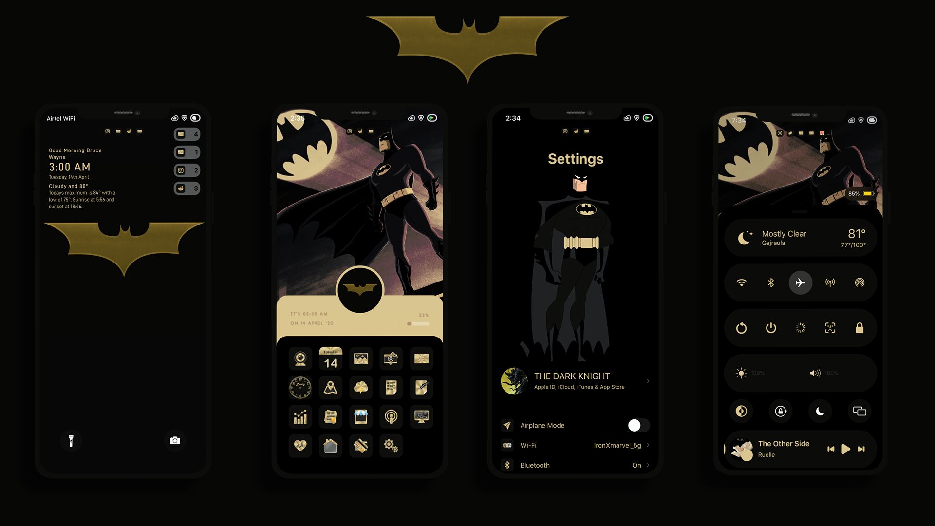 [Setup] The Luxurious Dark Knight Theme | Scrolller