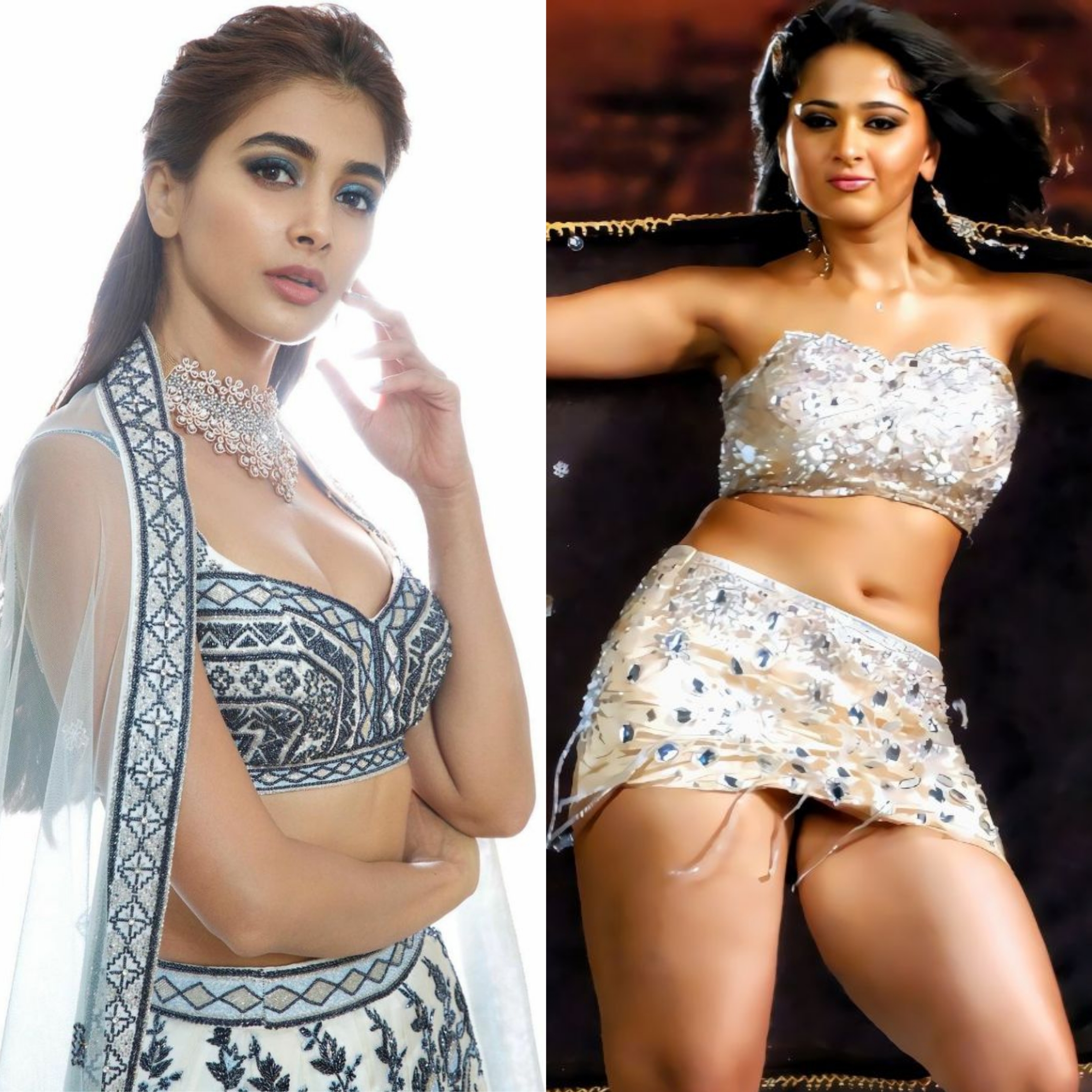 Sexiest South Actress, Pool-A, Match#2: Pooja Hegde Vs Anushka Shetty ...