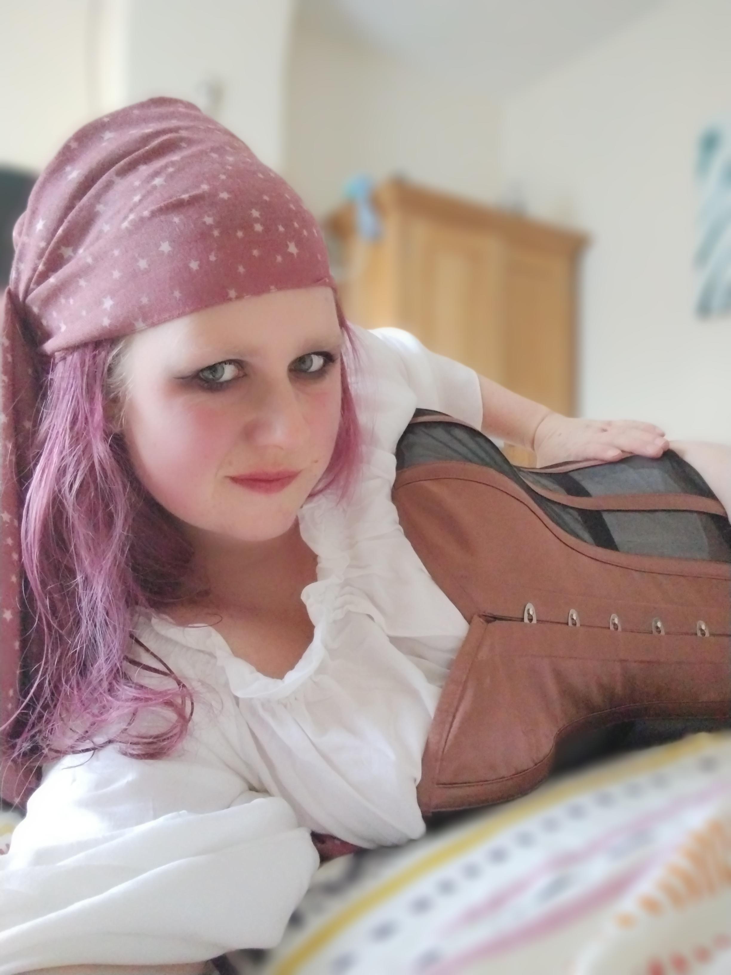 Sexy Pirate Crystal wants your treasure... See the rest of my impromptu pirate cosplay pictures ...