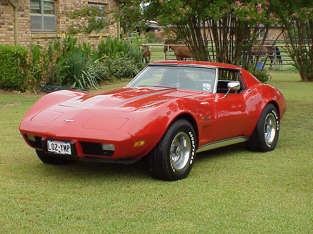 Sexy Red 1975 Corvette Stingray | Scrolller