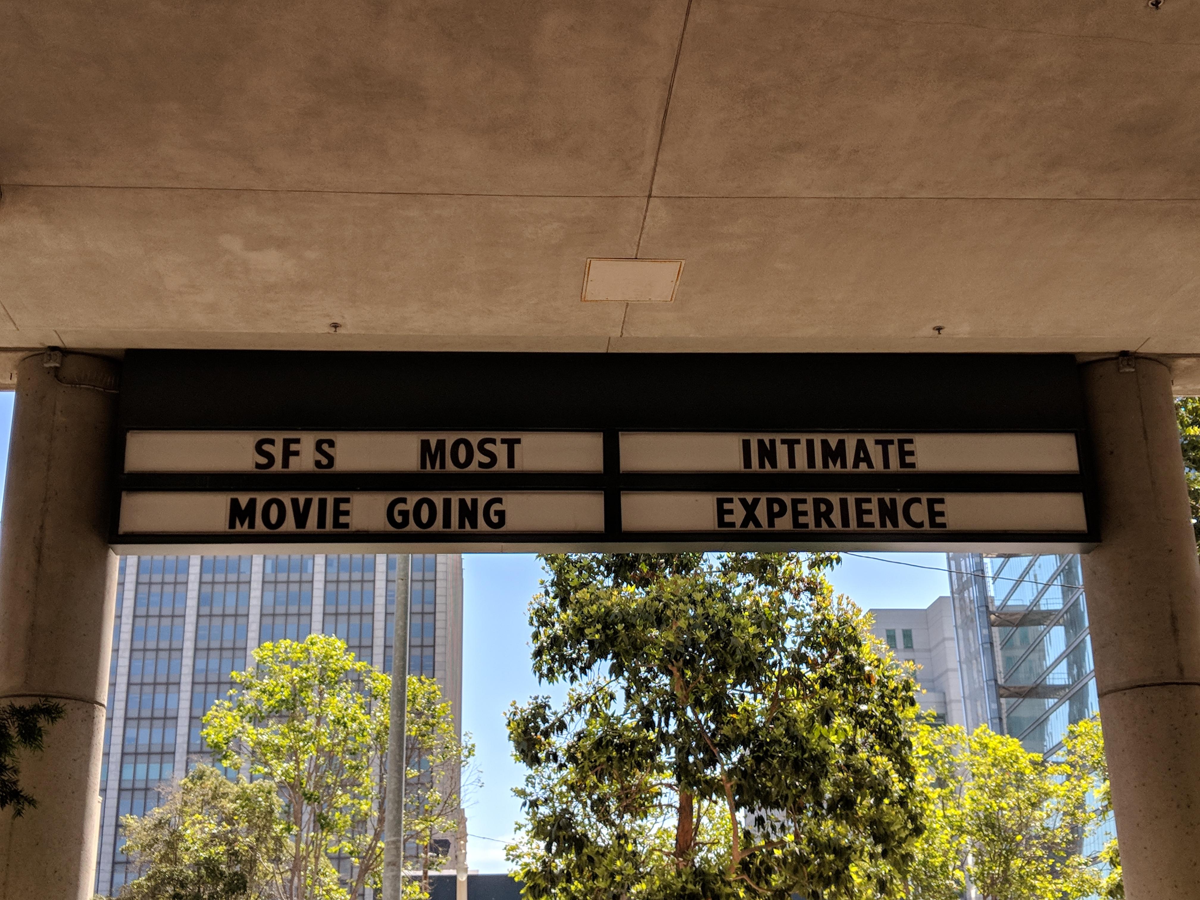 SF's most movie going intimate experience | Scrolller