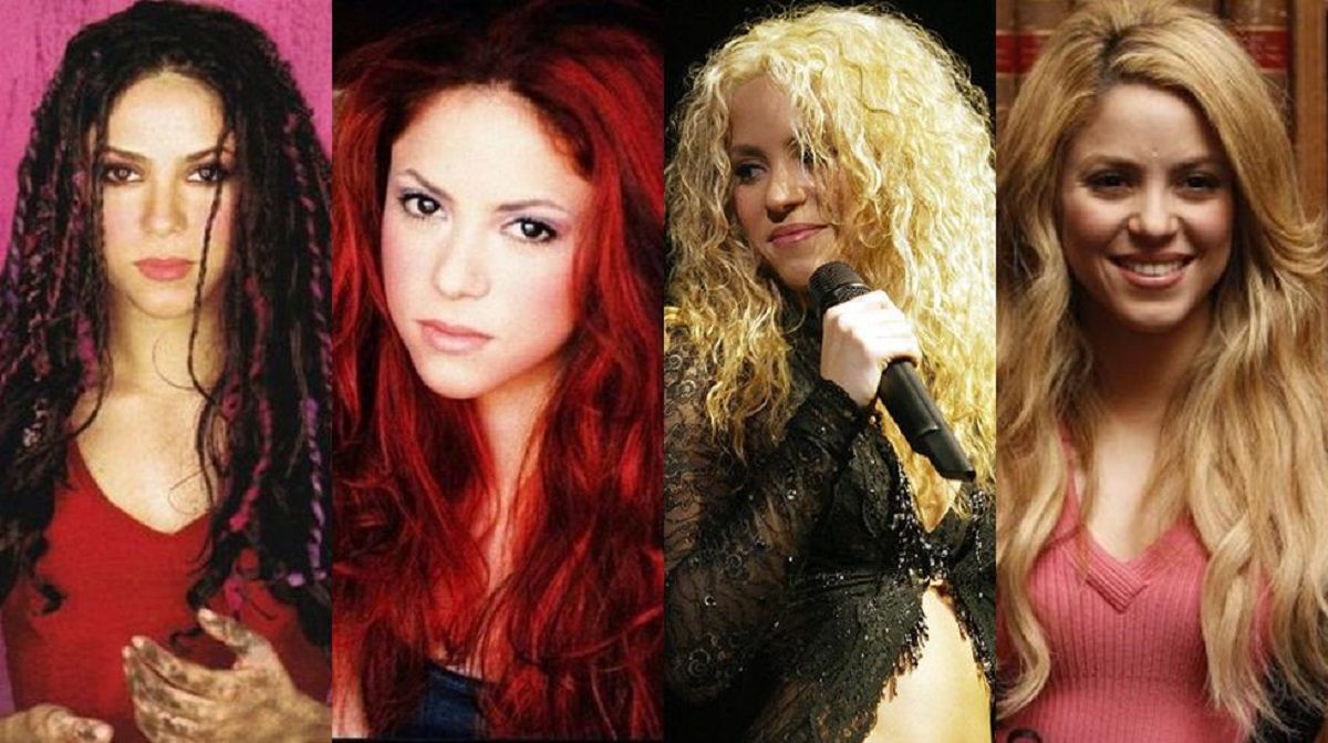 Shakira hair evolution | Scrolller