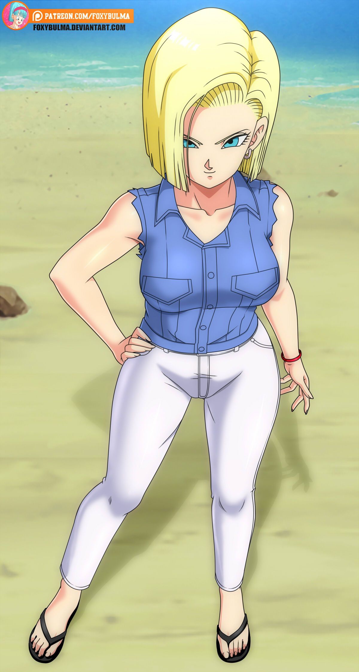 Shapely Android 18 (FoxyBulma) | Scrolller