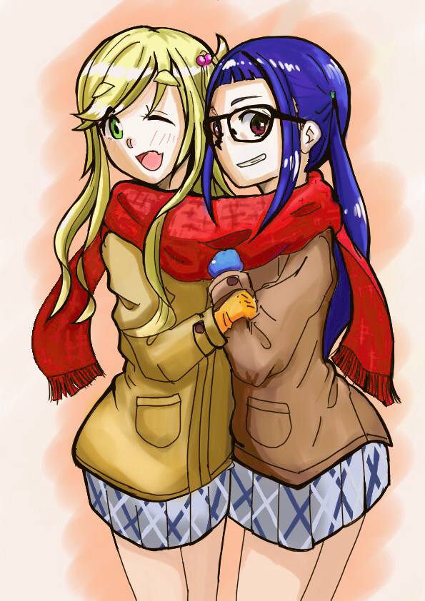 Sharing a scarf [Yuru Camp] | Scrolller