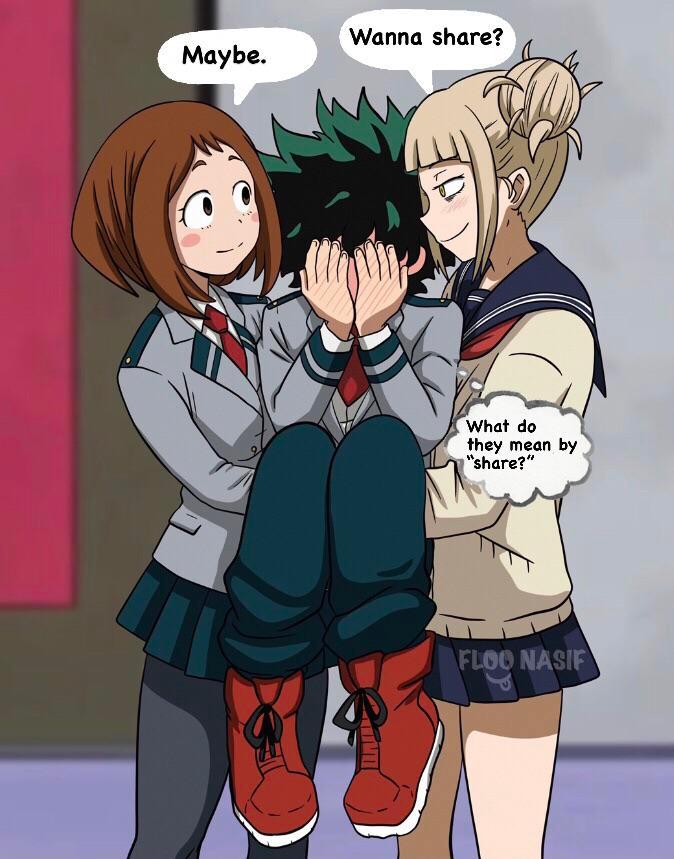 Sharing Deku (Written by me, Art by FlooNasif) | Scrolller