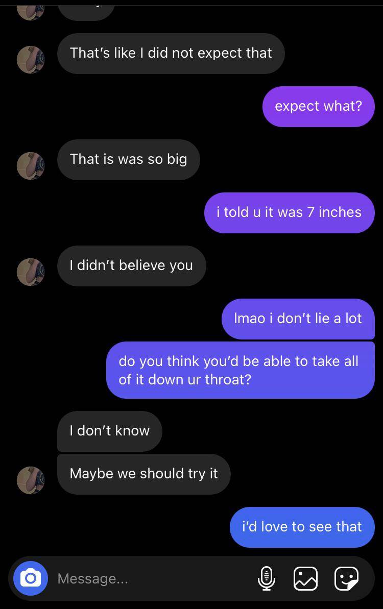 she didn’t expect it to actually be 7inches | Scrolller