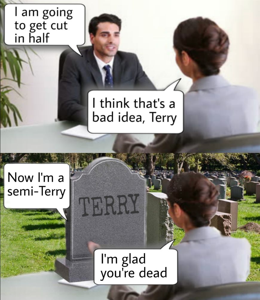 She later died from dissin Terry | Scrolller