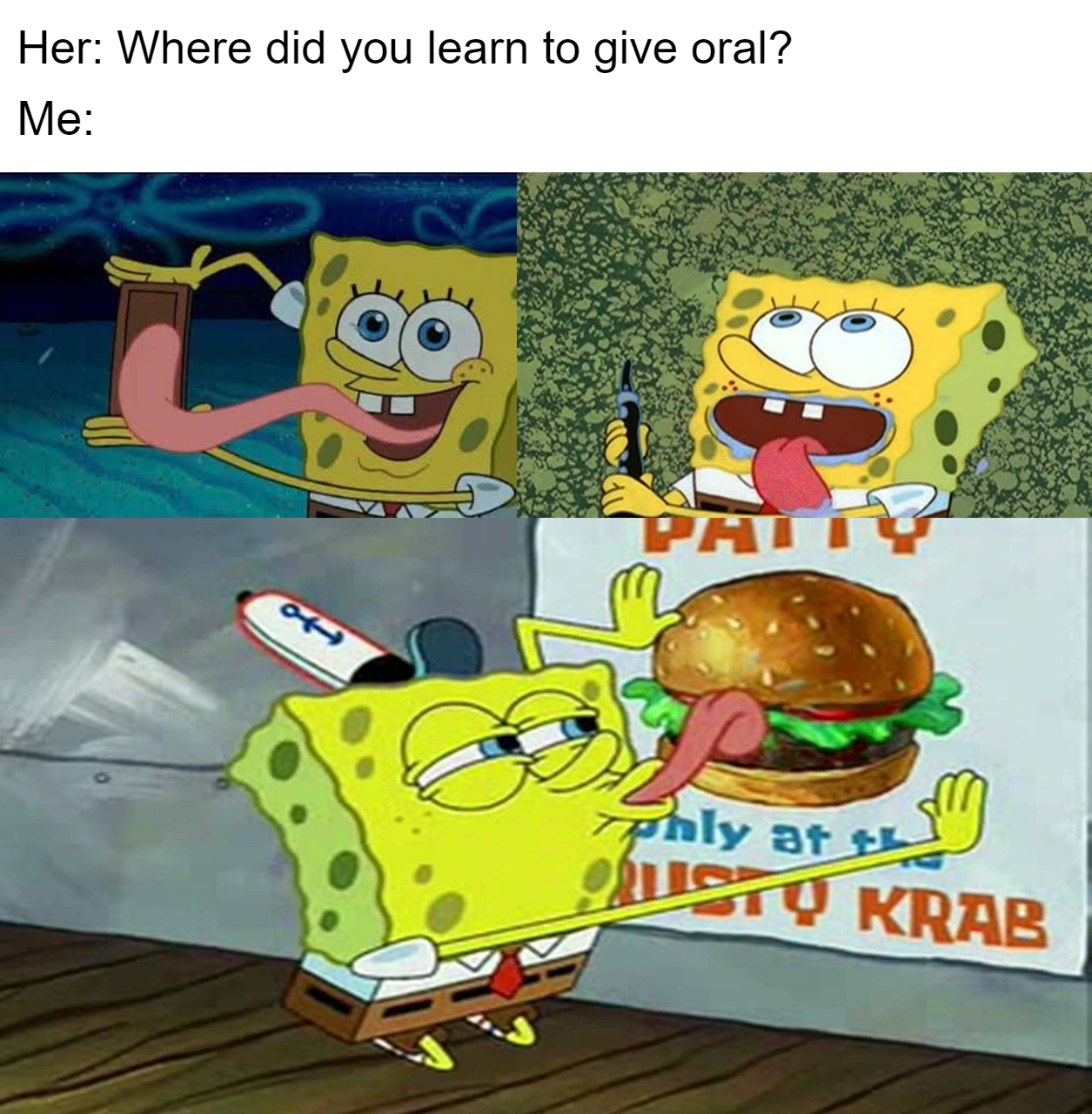 She likes the way I flip her Krabby Patty | Scrolller