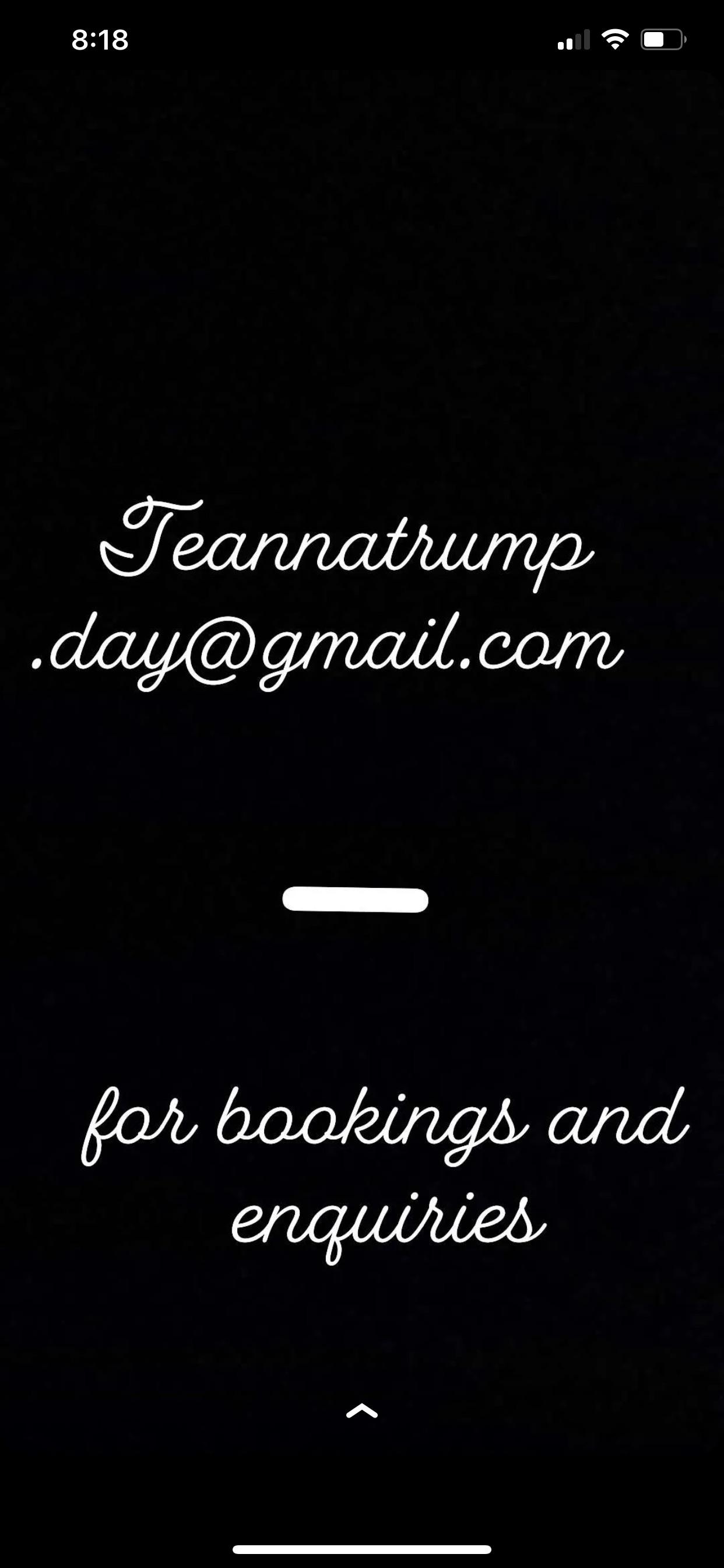 She posted on her snap. Teanna Trump. | Scrolller