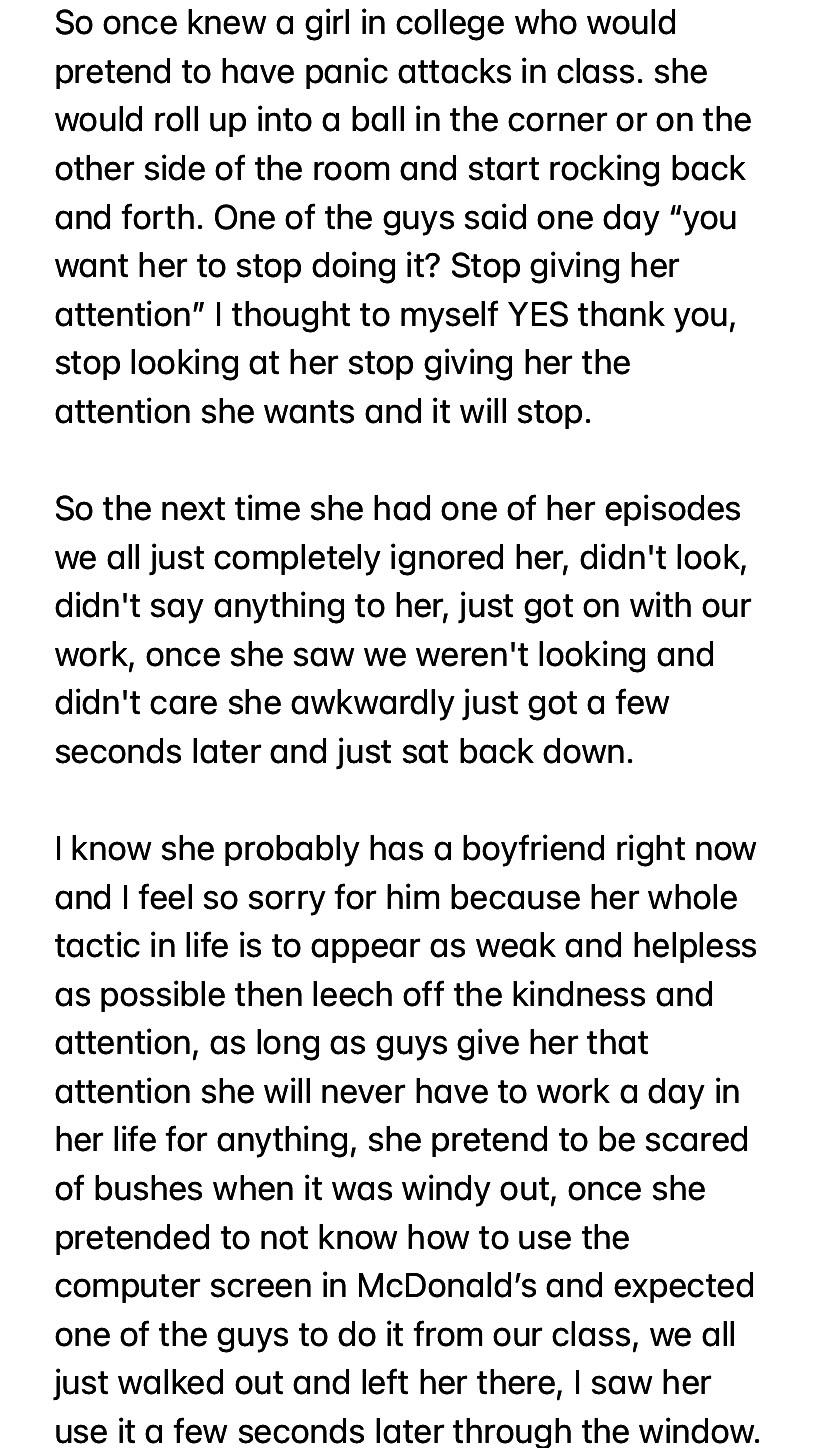 She probably does have a boyfriend. Poor poor man | Scrolller