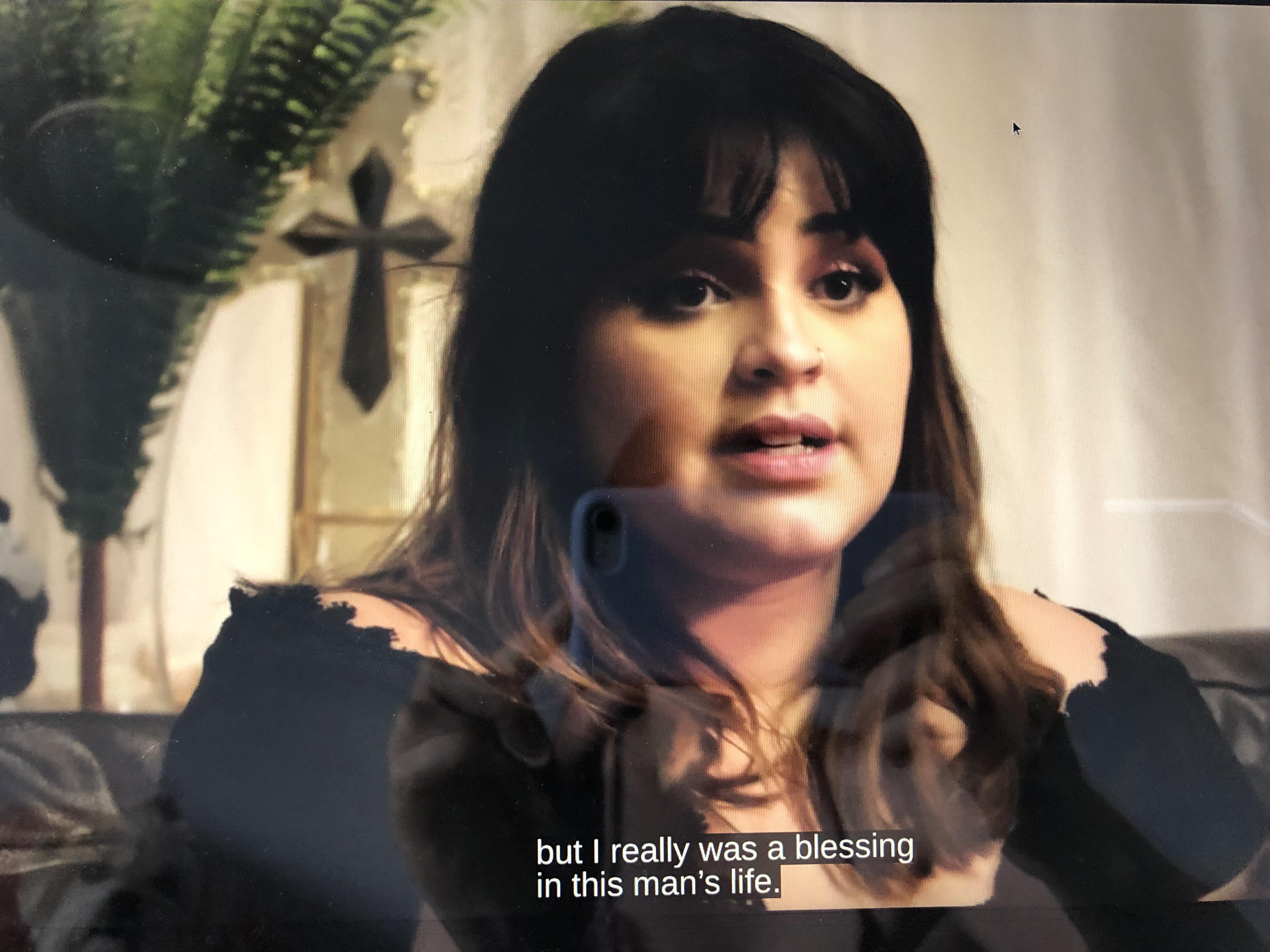 She’s literally talking to a pastor. | Scrolller