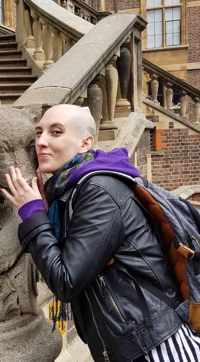 She’s smooth bald in leather | Scrolller