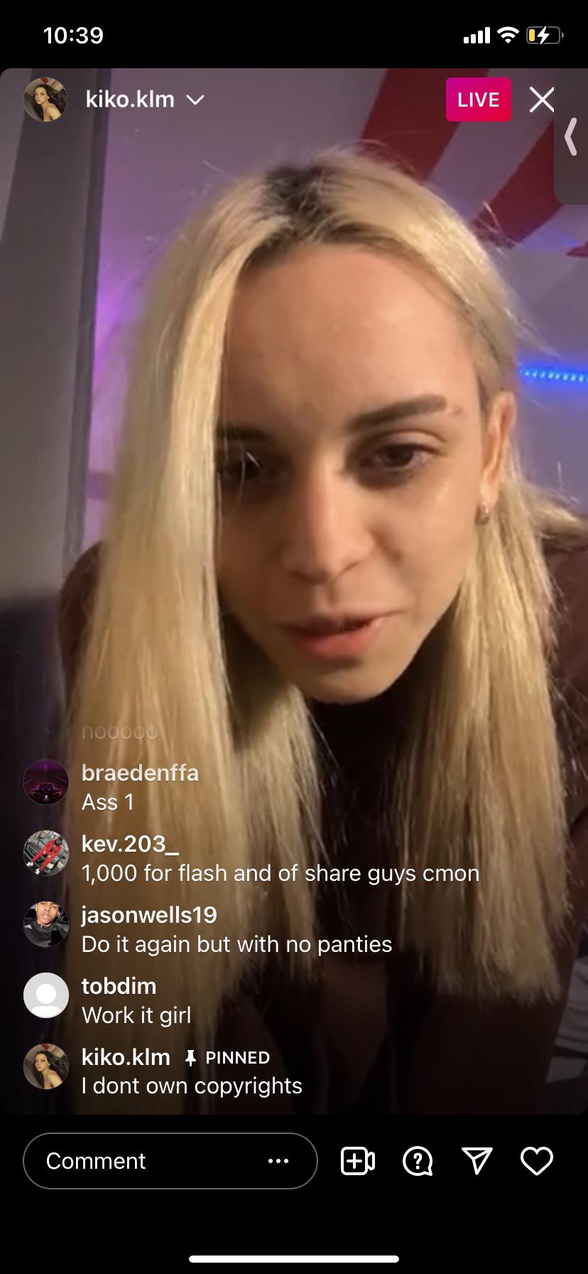 She said 1k and she getting naked!!! | Scrolller