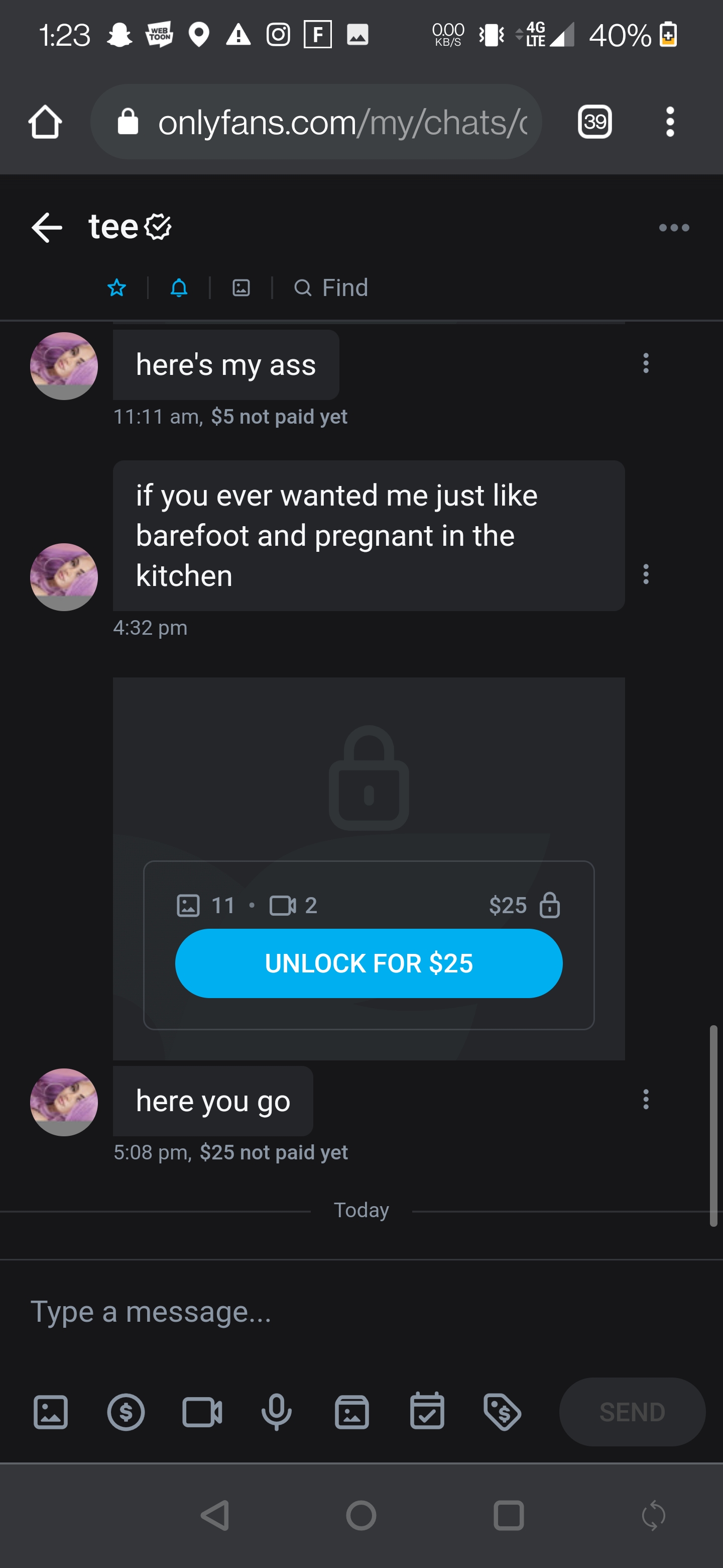 She still scamming | Scrolller