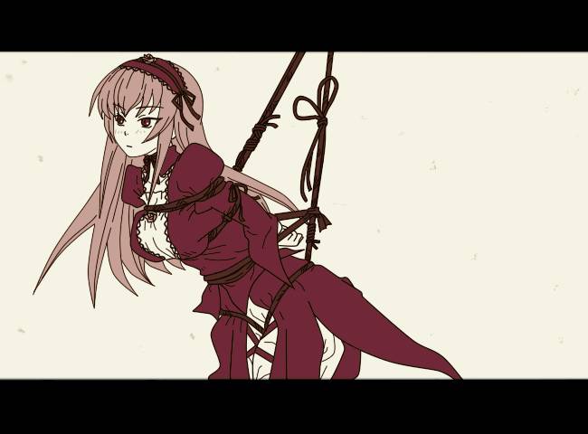 Shibari practioner in red | Scrolller