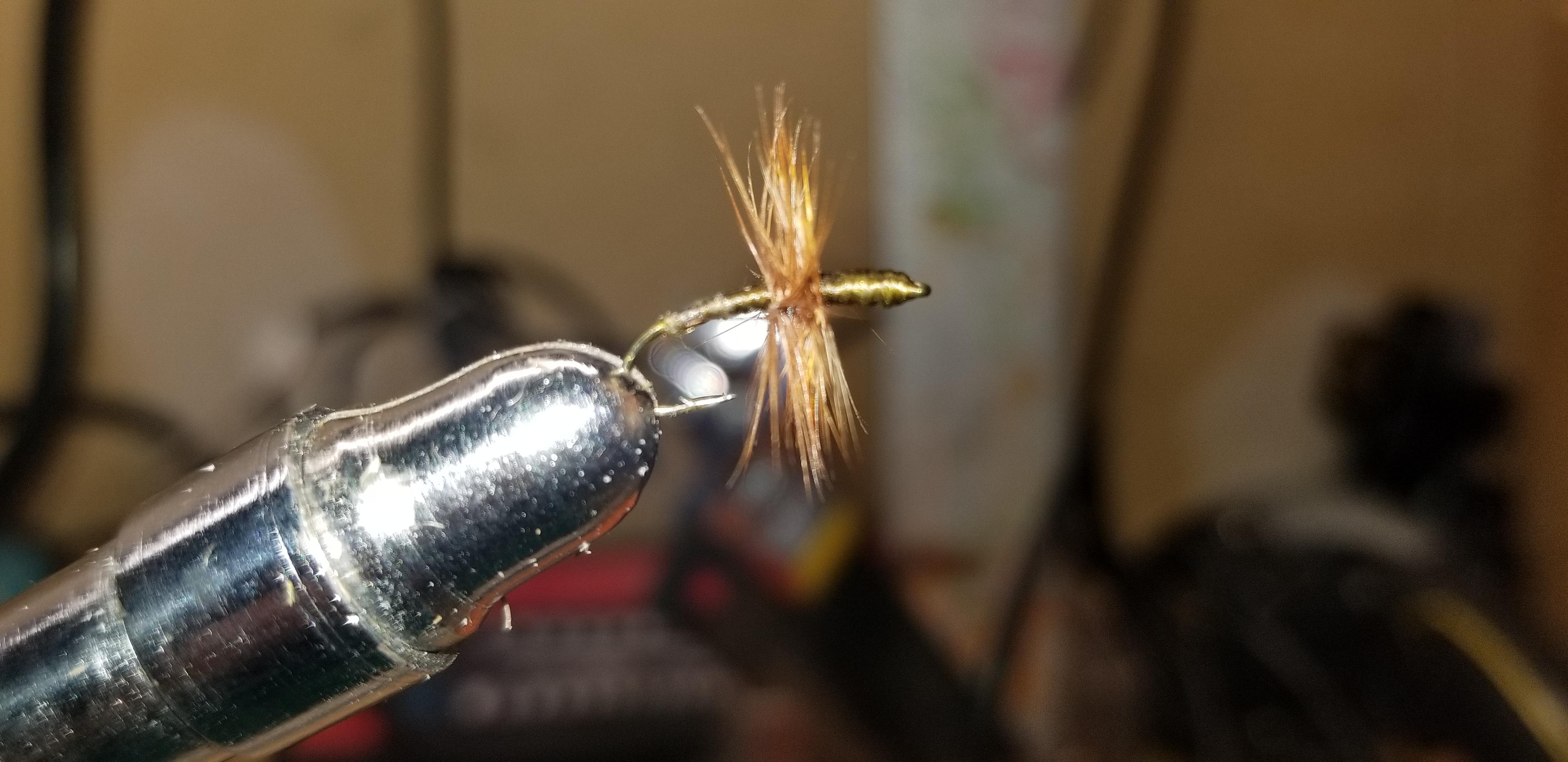 Shinpuru? Kebari. My maiden voyage into tenkara tying. LOTS of thread! | Scrolller