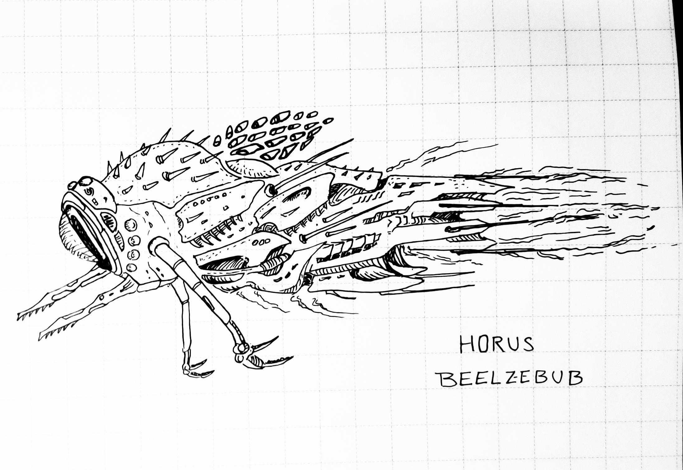 Ship Concept - Horus Beelzebub | Scrolller