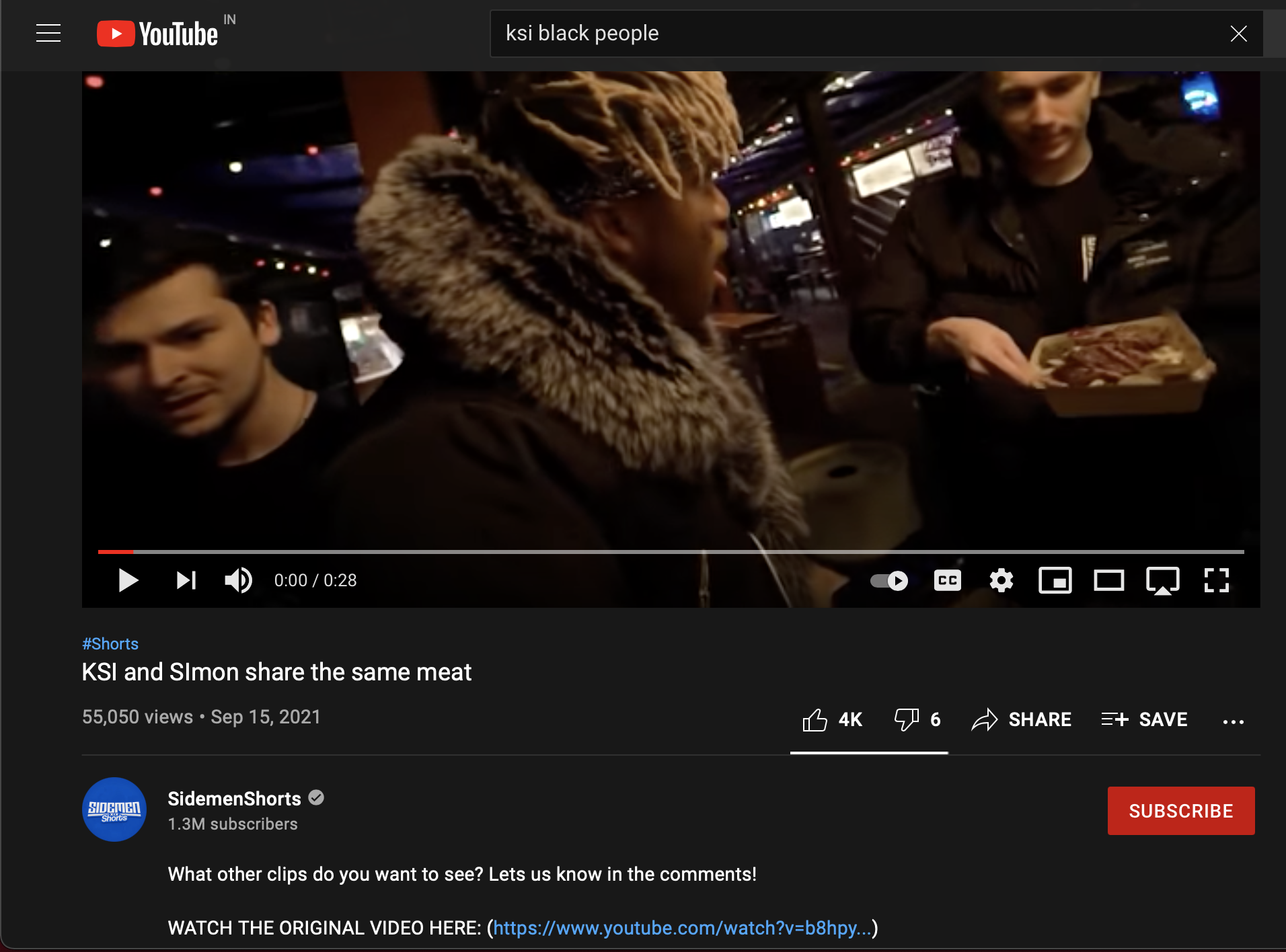 Shoutout to sidemen shorts for keeping the meme alive | Scrolller