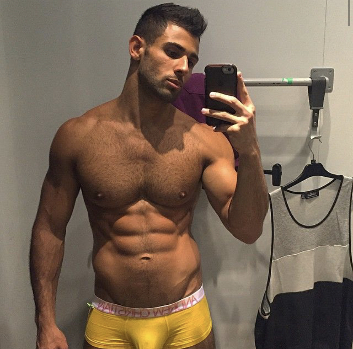 Showing off his chest | Scrolller