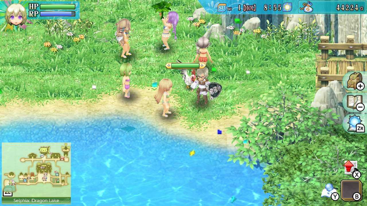 Showing off my cock during Beach Day (Rune Factory 4) | Scrolller