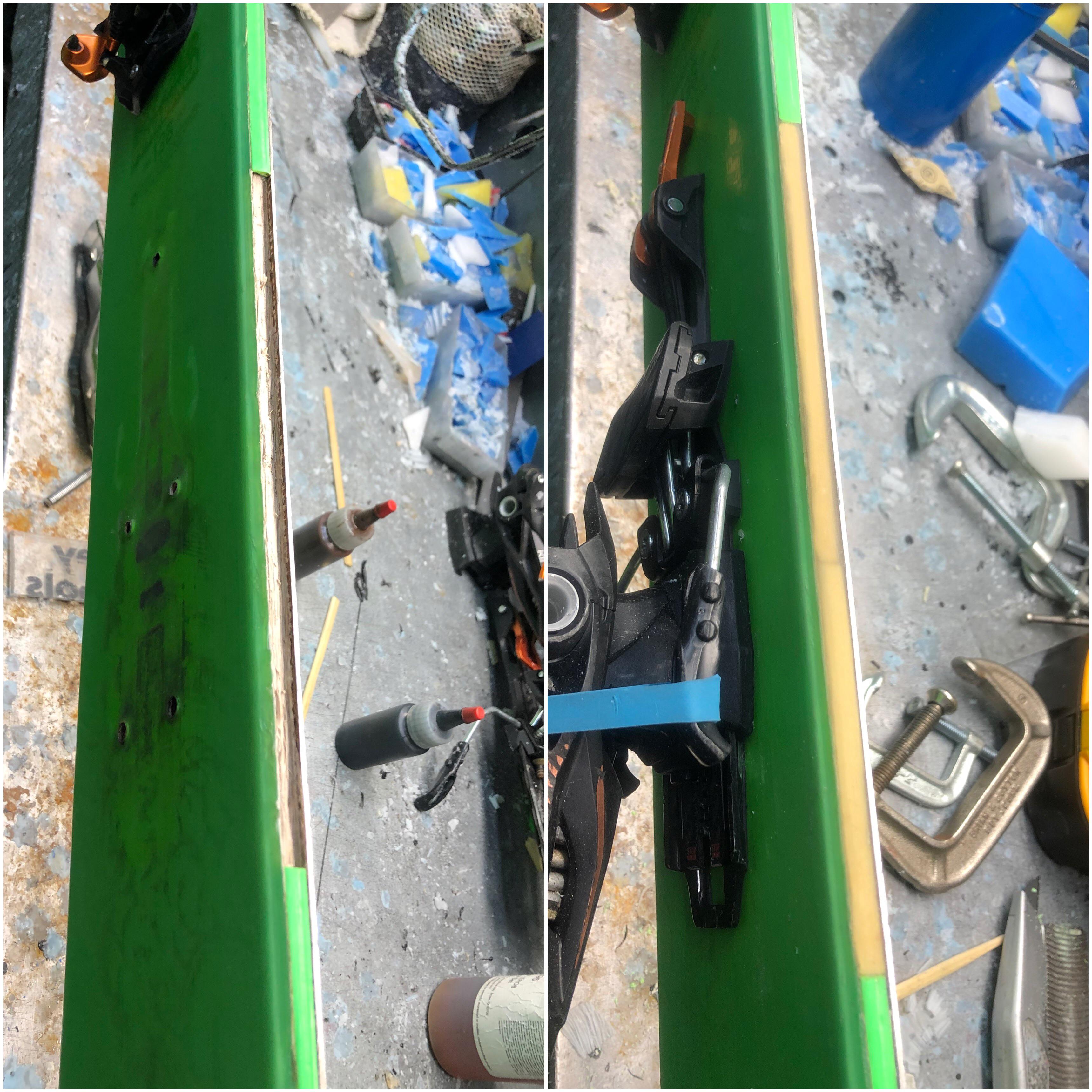 Sidewall repair on a pair of K2 Powabungas | Scrolller