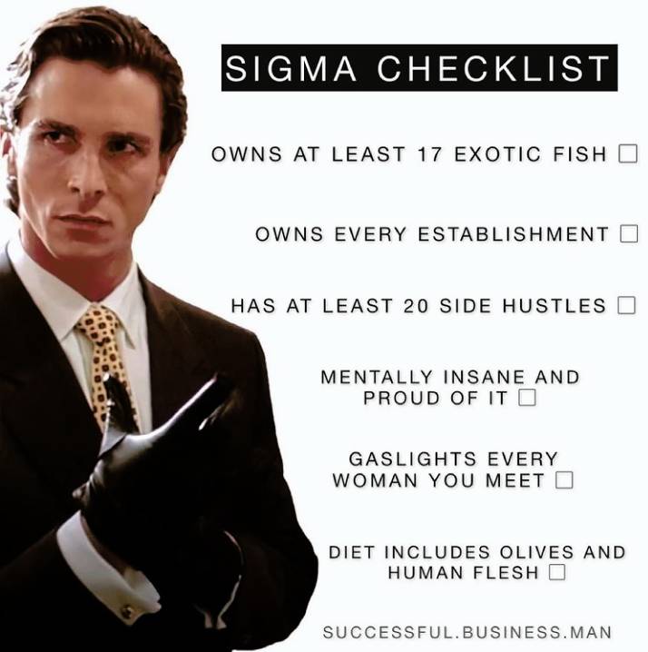 Sigma checklist | Scrolller