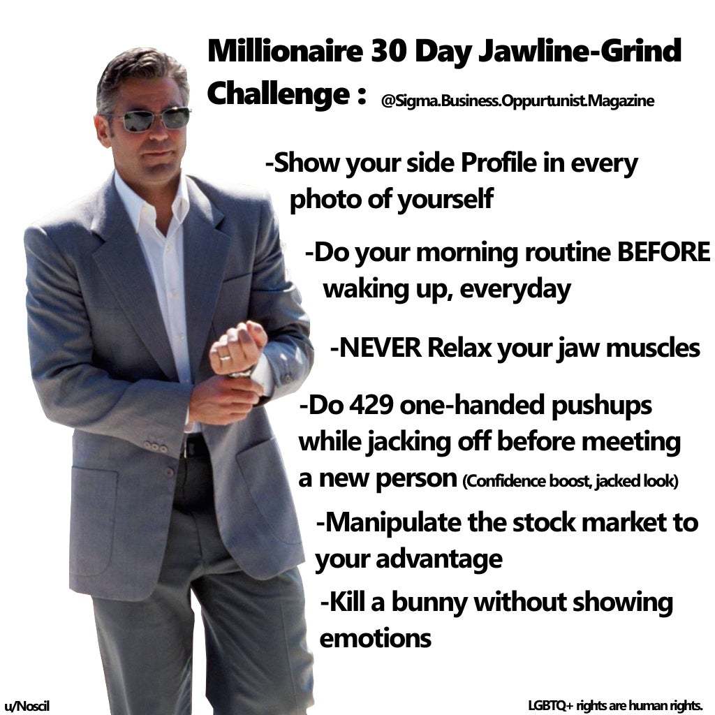 Sigma jawline routine | Scrolller