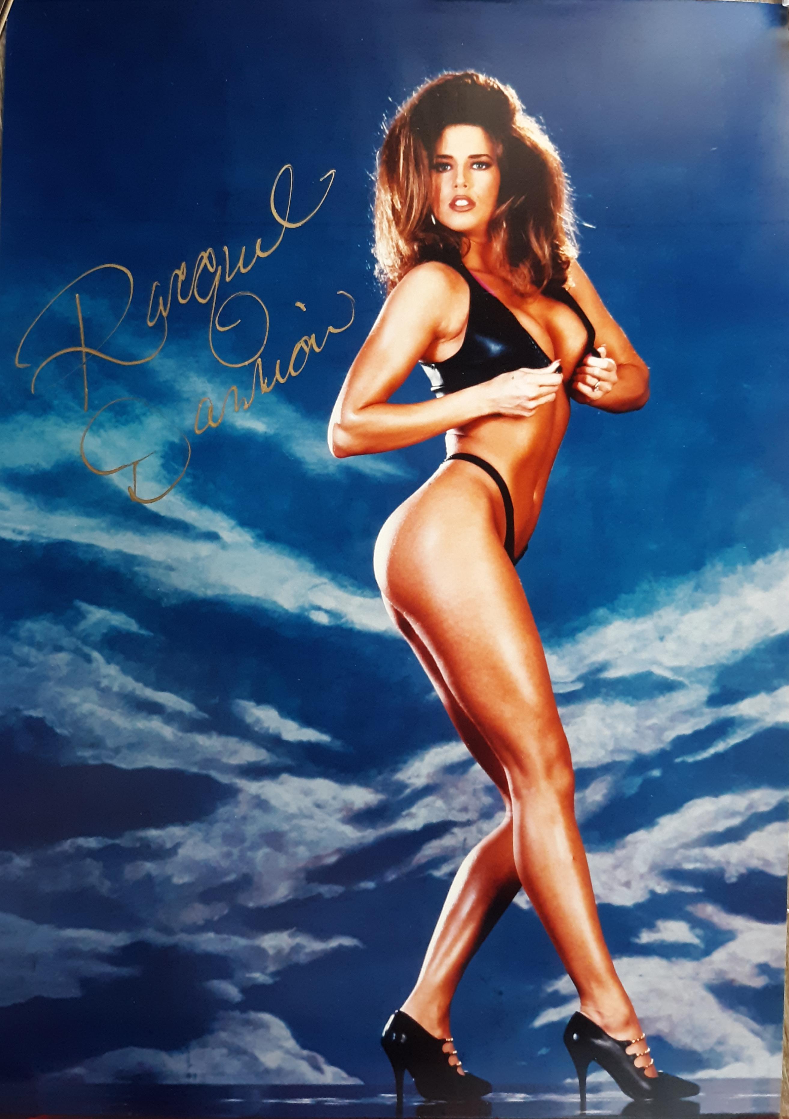 Signed in gold photograph of Racquel Darrian. From my personal collection. Chicago convention ...