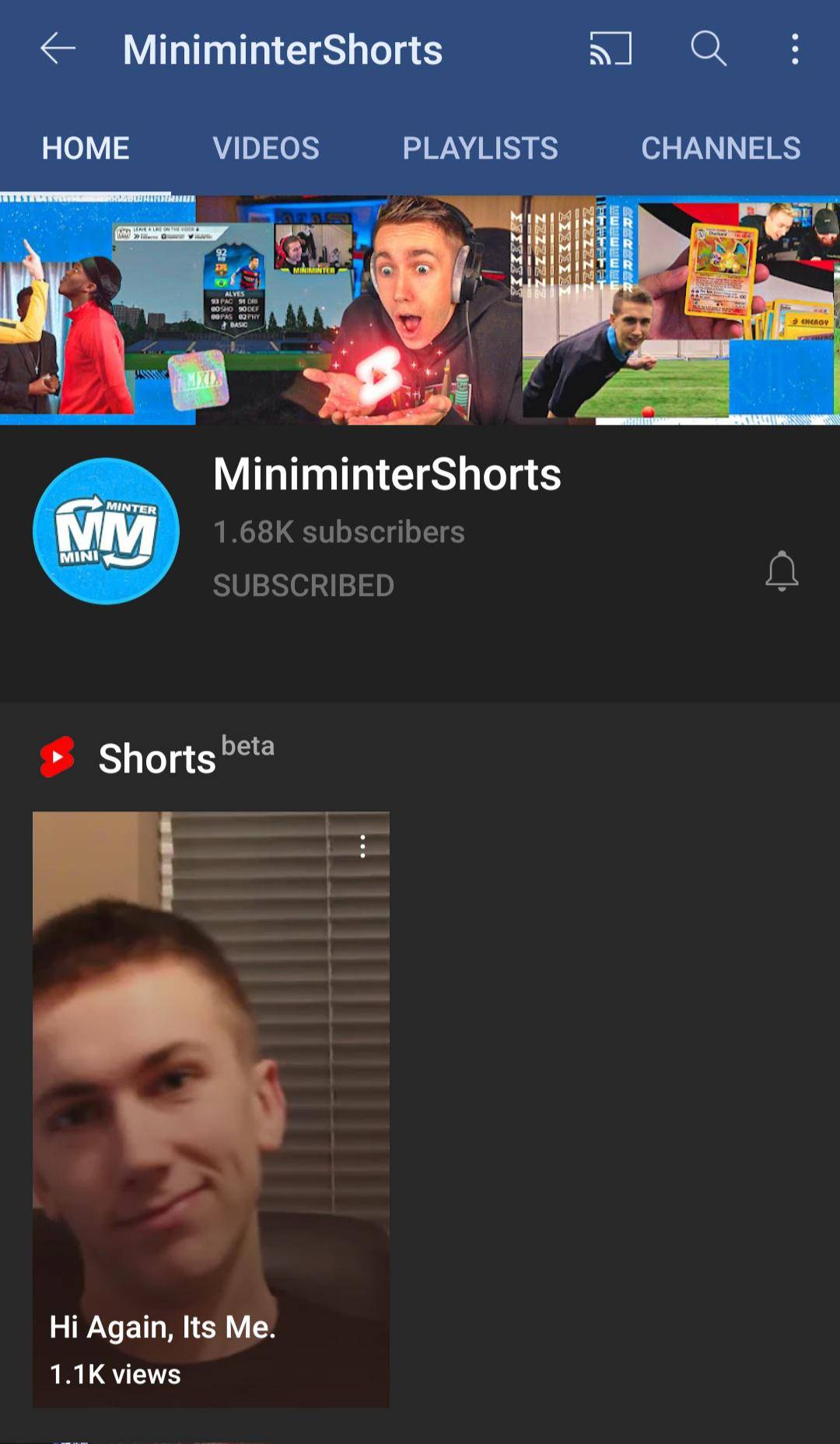 Simon now has a shorts channel! Subscribe | Scrolller